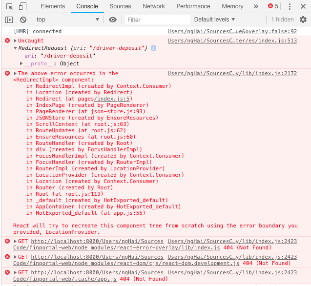 Not able to render page upon redirect · Issue #8838 · gatsbyjs/gatsby · GitHub