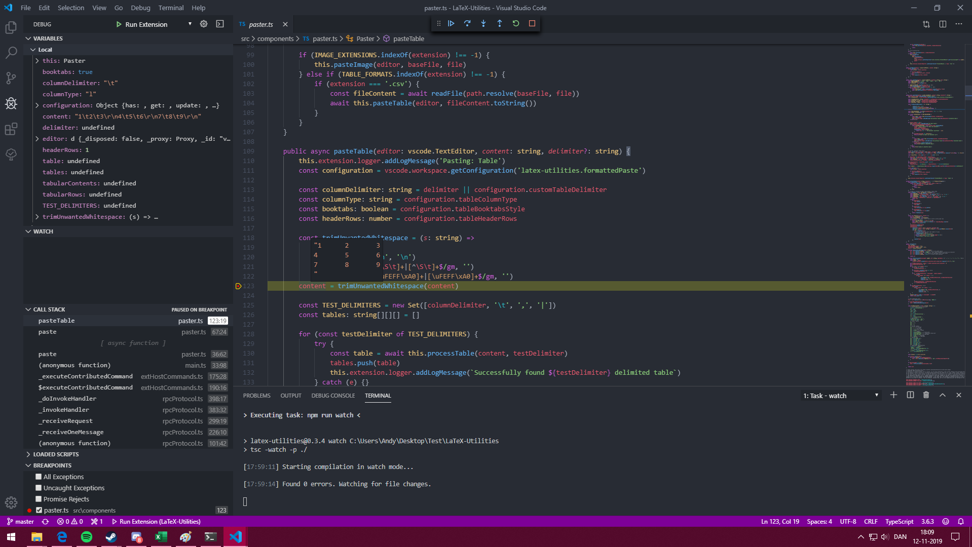 Pasting tables larger than 2xN doesn't auto-format · Issue #79 · tecosaur/LaTeX-Utilities · GitHub