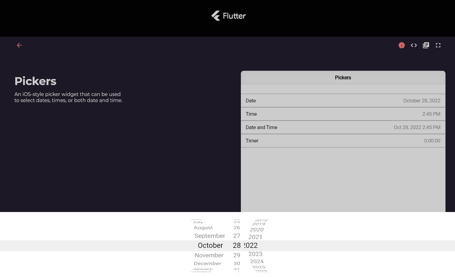 [Web] Bug UI Picker · Issue #818 · flutter/gallery · GitHub
