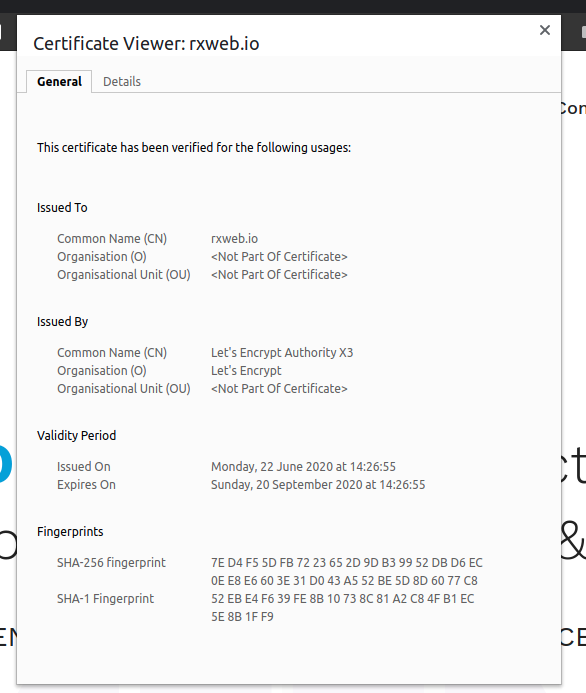 SSL Certificate expired · Issue #467 · rxweb/rxweb · GitHub