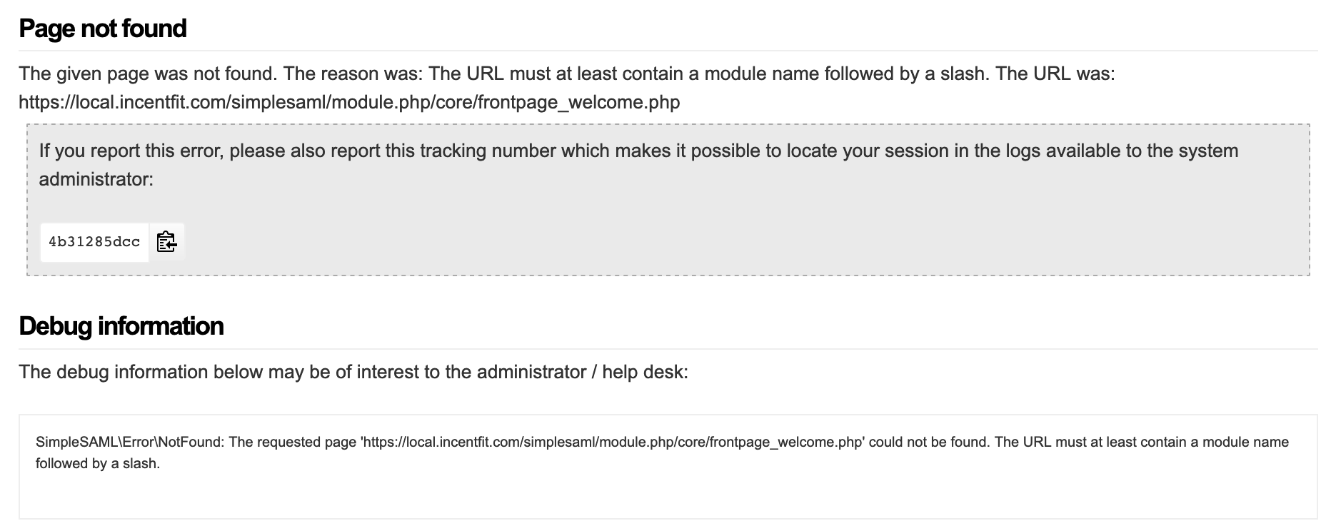 Routing Broken in Custom Controller / Loader · Issue #1255 · simplesamlphp/simplesamlphp · GitHub