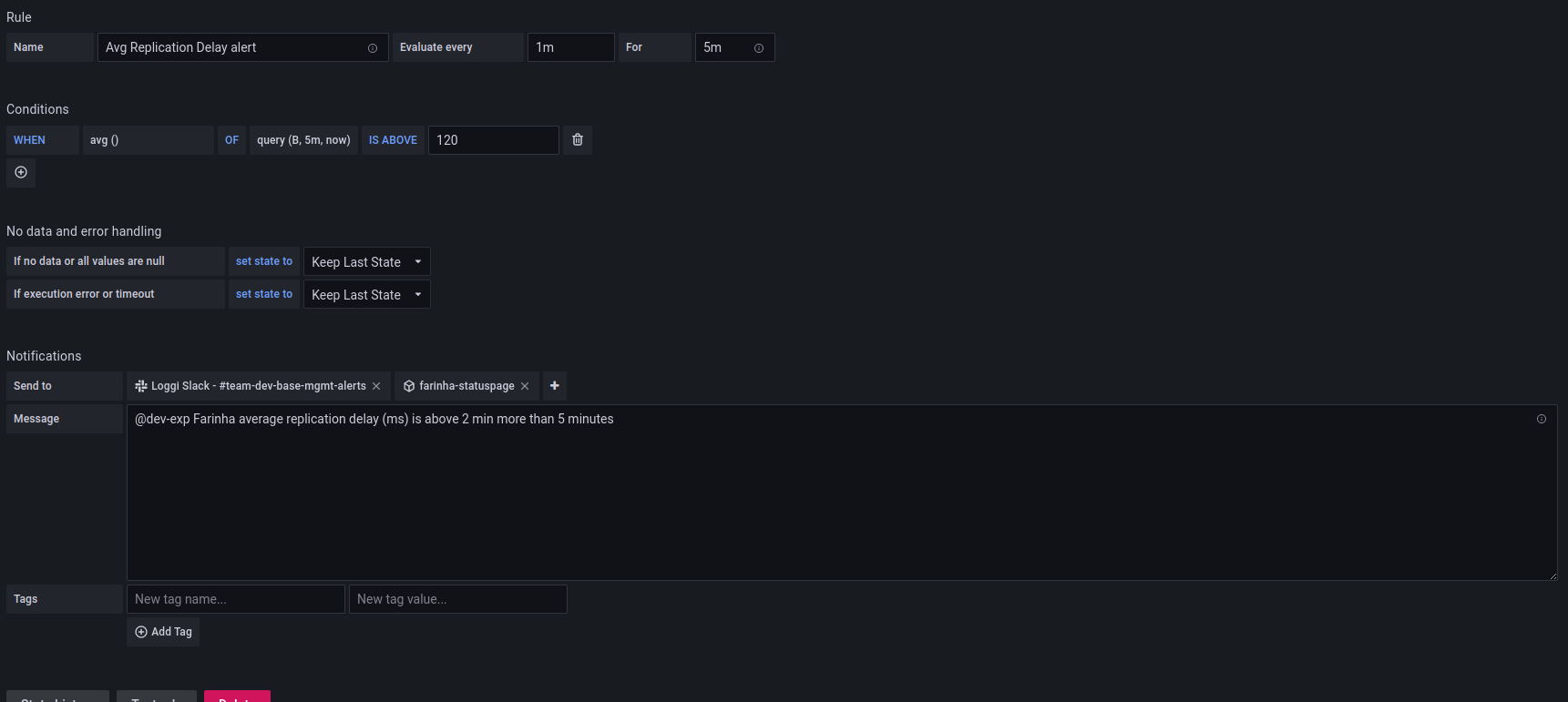alerting: slack webhook alerted with a different state than seen in the dashboard · Issue #47733 ...