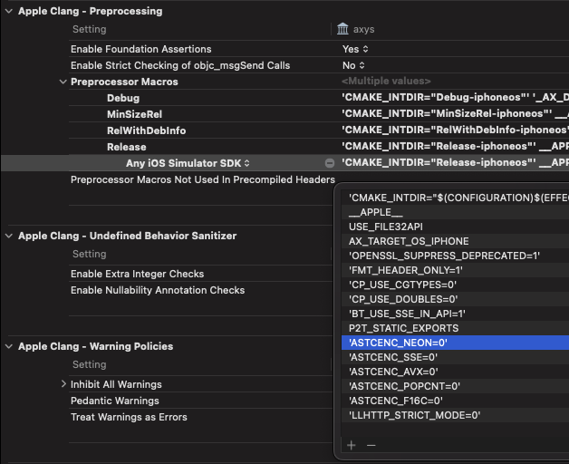 Ios Simulators Astc Compile Error When Platform Set To Os64combined · Issue 860 · Axmolengine