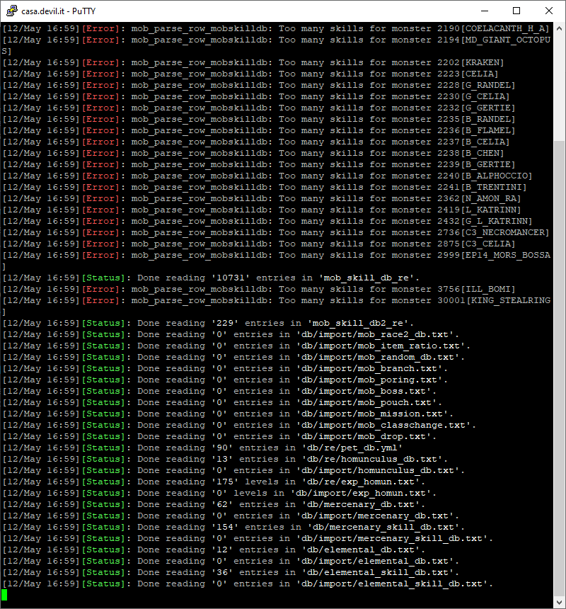 Error in SQL mob skill DB 05-10-2020 · Issue #4928 · rathena/rathena ...
