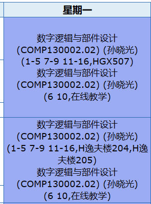 [BUG] 连续课程没有区分教室 · Issue #188 · DanXi-Dev/DanXi · GitHub