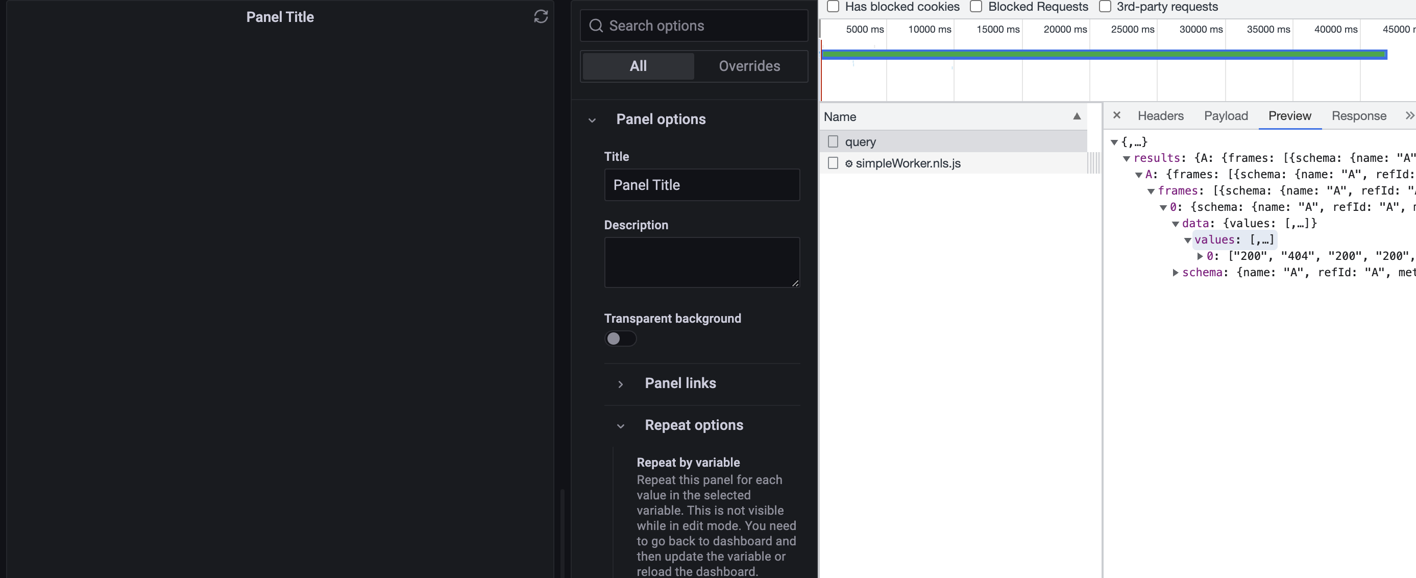 Loading State Does Not Resolve If Panel Is Running A Query And Editing A Panel From The