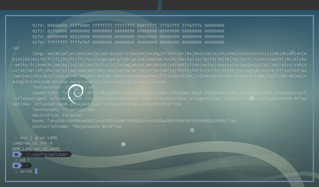 There Is No Information On The Panel Only The Background · Issue 1618 · Polybar Polybar · Github