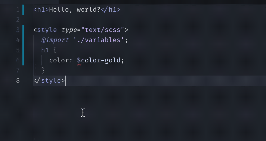 Lint error for components using SCSS · Issue #19 · jamesbirtles/svelte-vscode · GitHub