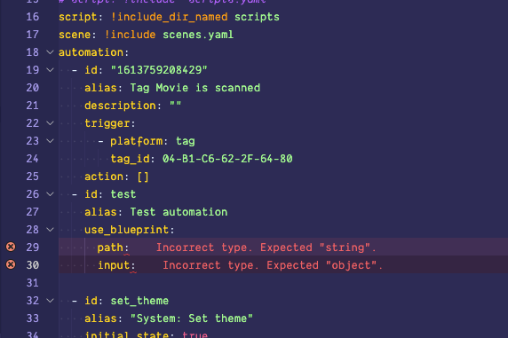 Tag validation · Issue #1058 · keesschollaart81/vscode-home-assistant ...