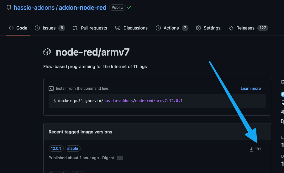 Image ghcr.io/hassio-addons/node-red/armv7:12.0.1 does not exist · Issue #1364 · hassio-addons ...