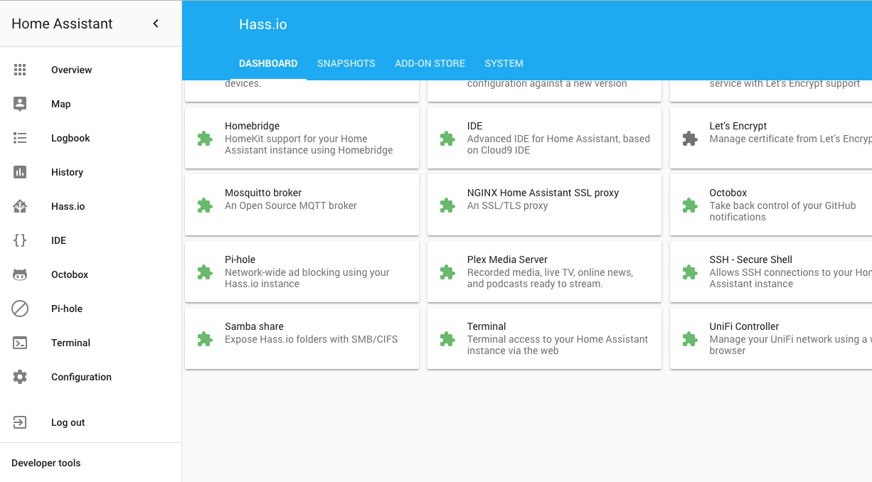 Hass.io add-on cards disappear underneath the top navbar · Issue #1351 · home-assistant/frontend ...