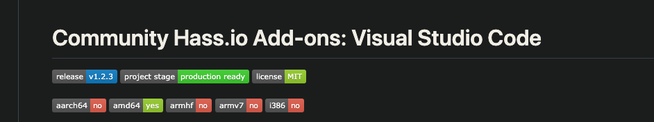 Visual Studio Code addon not available · Issue #77 · hassio-addons/addon-vscode · GitHub