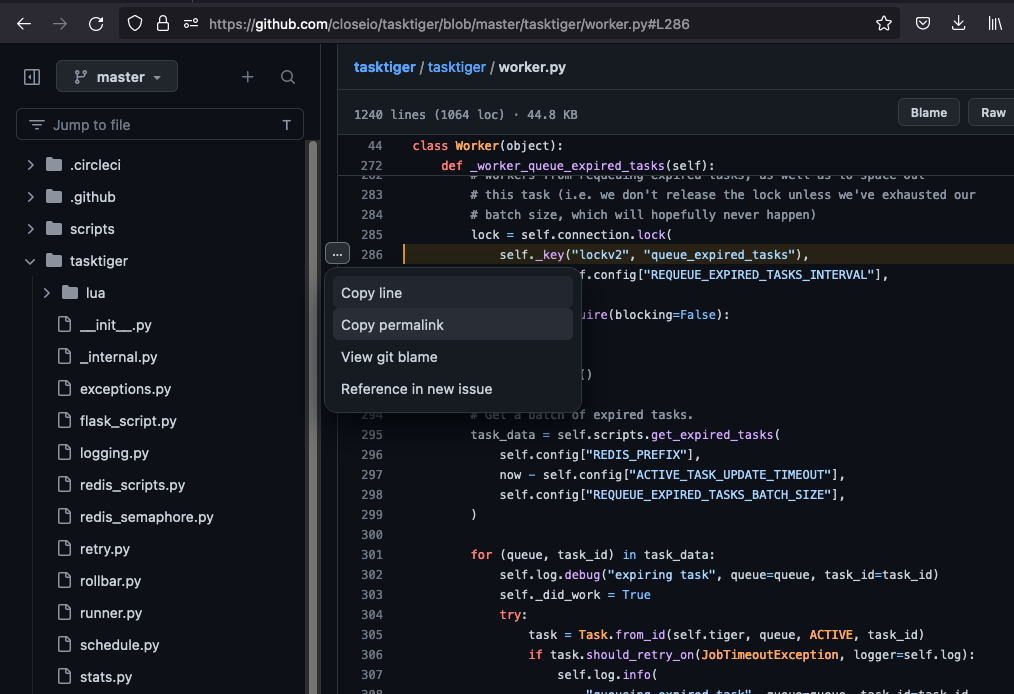 Code-View Copy Permalink Drops Line Number · community · Discussion #40272 · GitHub