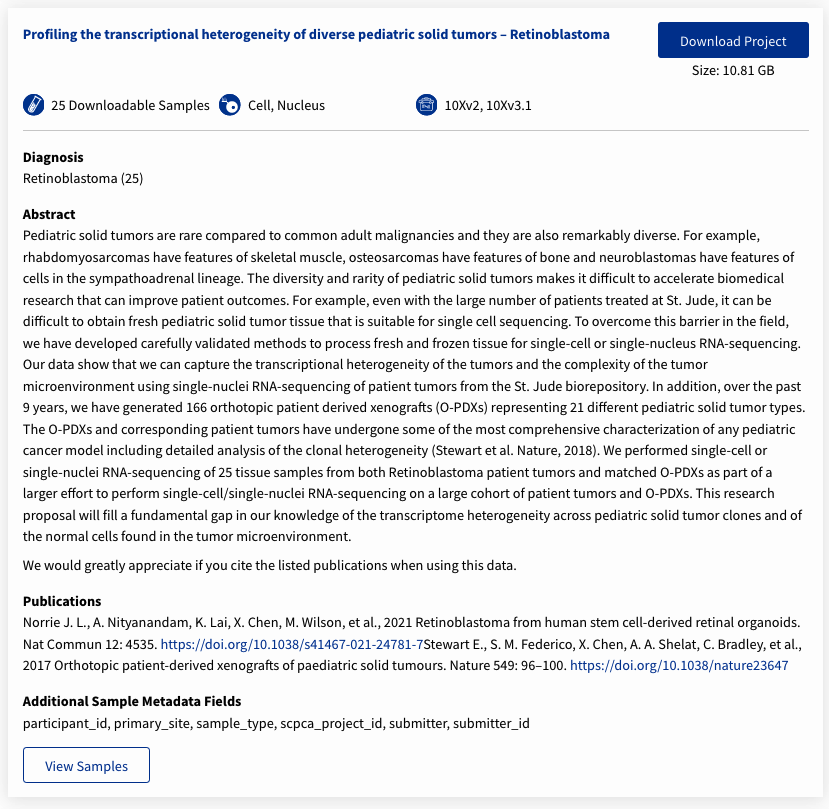 Multiple publications are concatenated on the frontend · Issue #383 · AlexsLemonade/scpca-portal ...