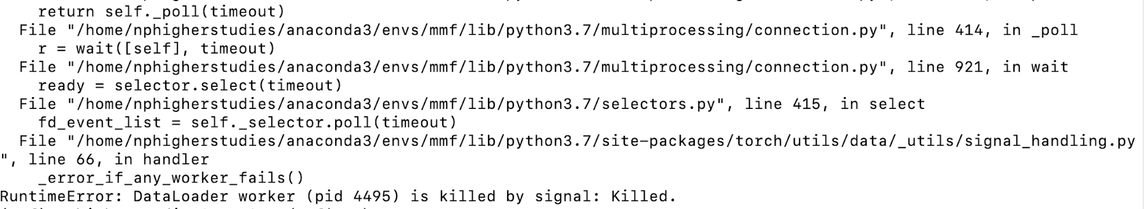 Issue with Training command · Issue #681 · facebookresearch/mmf · GitHub