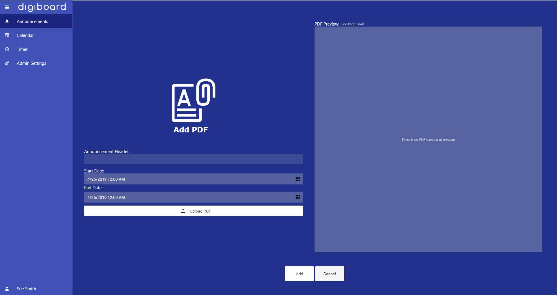 GitHub - victoriapohle/DigiBoard: A digital bulletin board created for ...