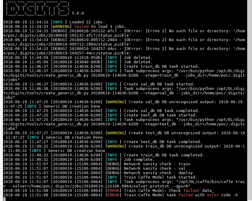 'Check failed: data_' when training DetectNet in DIGITS/nvcaffe · Issue #2067 · NVIDIA/DIGITS ...