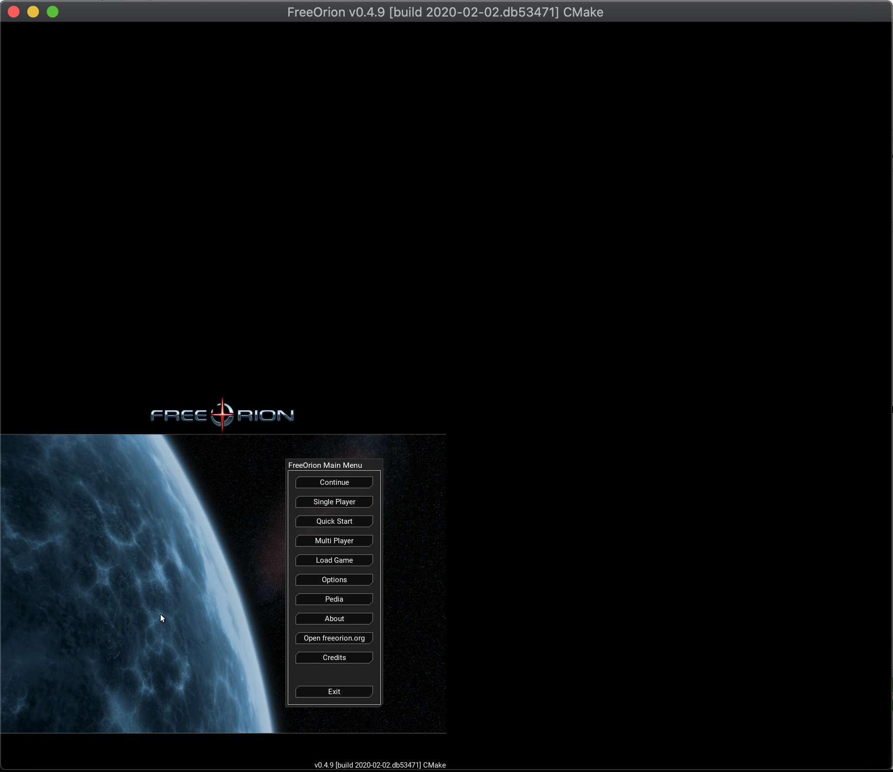 mac size problem since 0.4.9 - using only lower left quarter of window ...