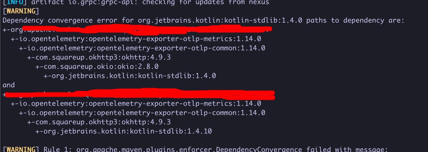 Upgrade okhttp to 4.10.0 · Issue #4547 · open-telemetry/opentelemetry-java · GitHub