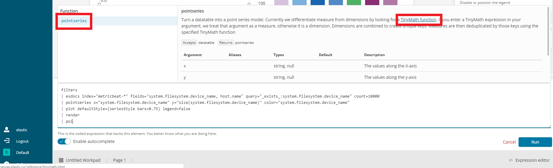 Canvas - TinyMath function URL points to a dead link. · Issue #26451 · elastic/kibana · GitHub