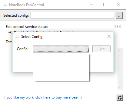Cannot choose a config - dropdown empty · Issue #367 · hirschmann/nbfc ...