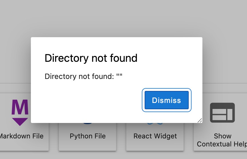 Directory not found: "" Modal During Slow Logout · Issue #12761 · jupyterlab/jupyterlab · GitHub