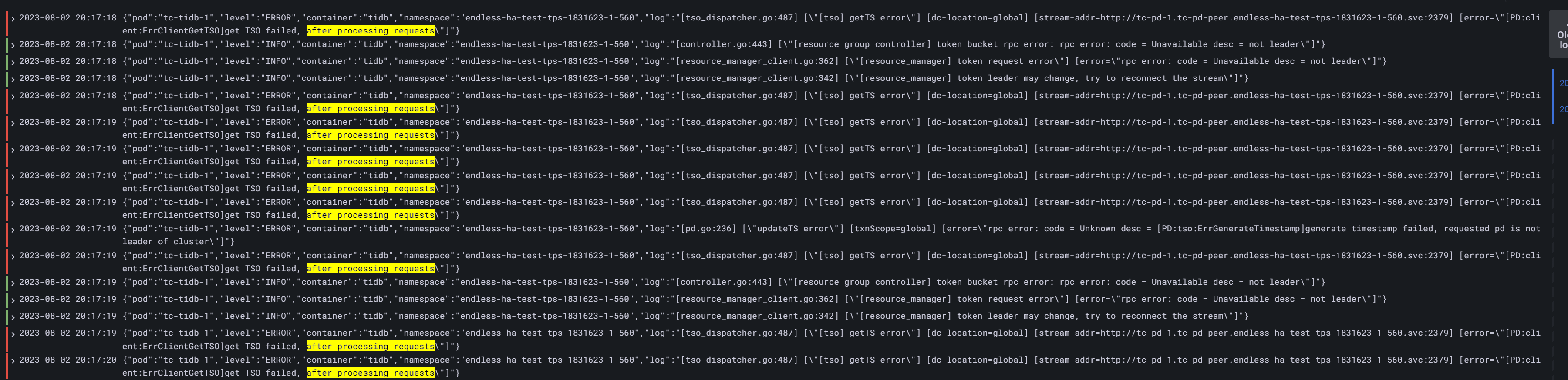 qps drop to zero during pd leader io hang with error code 9001 · Issue #6889 · tikv/pd · GitHub