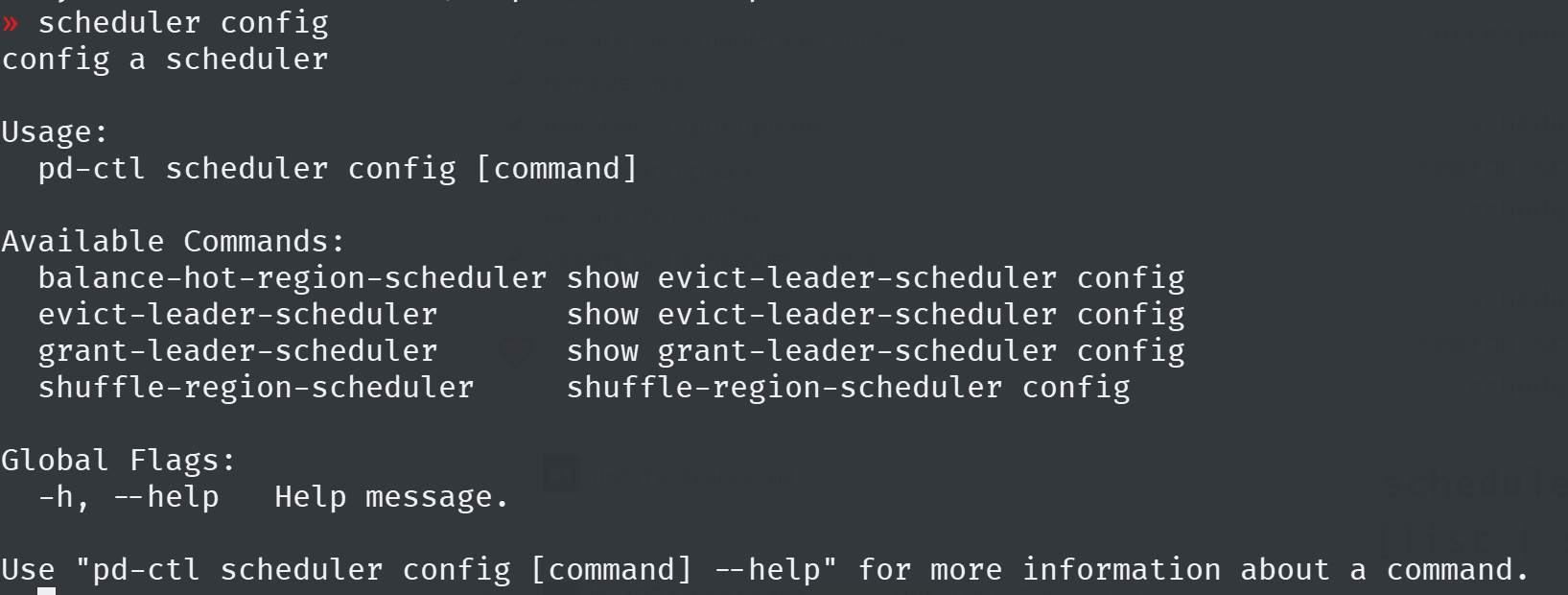 `scheduler config` echo is confusing · Issue #2356 · tikv/pd · GitHub