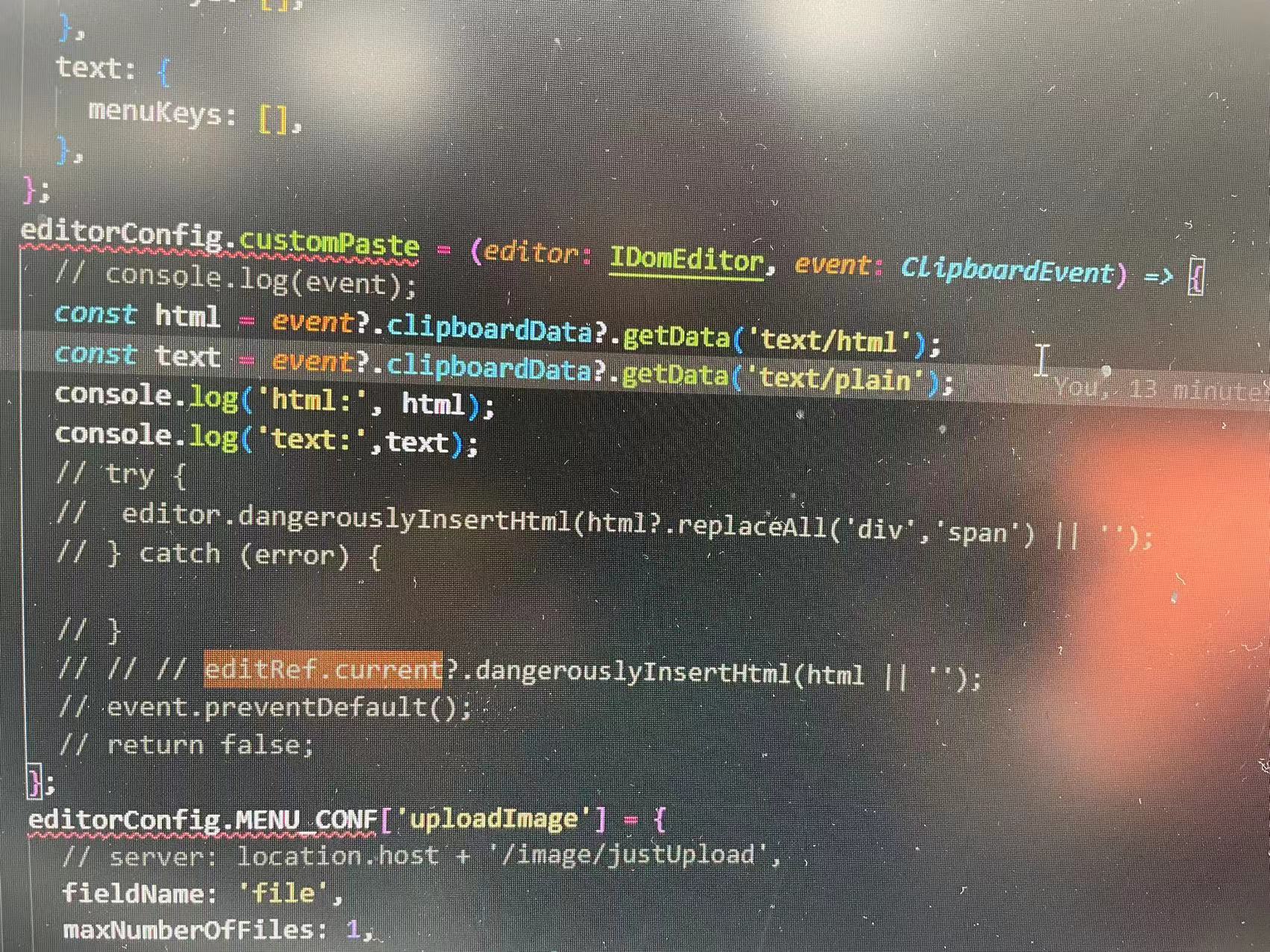 复制粘贴后，getHtml为空 · Issue #4764 · wangeditor-team/wangEditor · GitHub