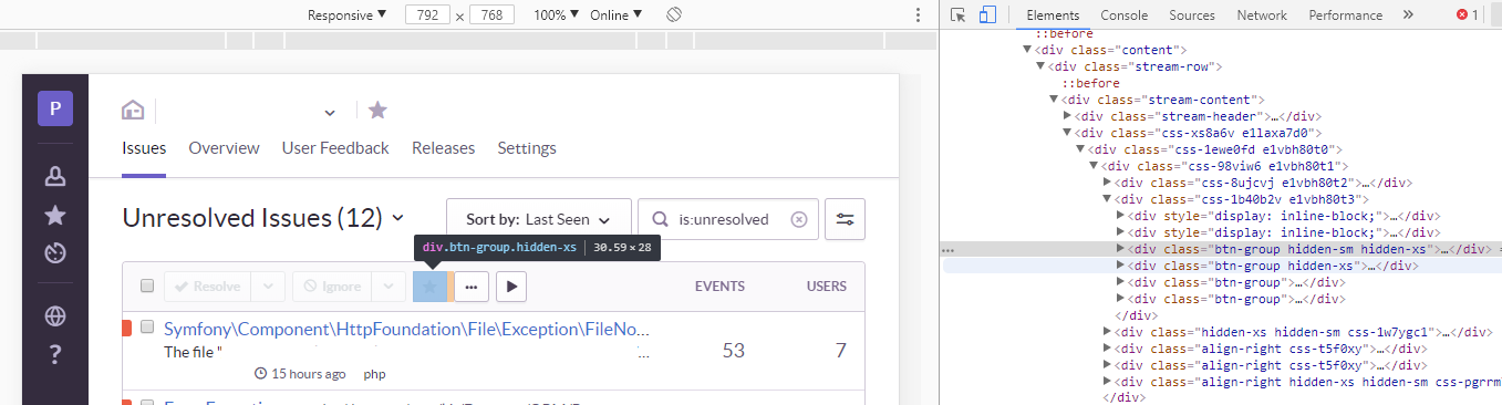 Merge button on mobile · Issue #8336 · getsentry/sentry · GitHub