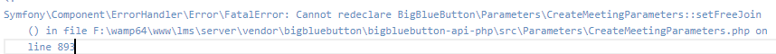 Multiple declarations of setFreeJoin() function in CreateMeetingParameters file · Issue #141 ...