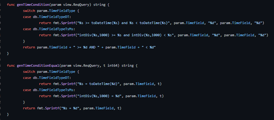 自建表，时间字段为DateTime64(3)，查询报错 · Issue #246 · clickvisual/clickvisual · GitHub