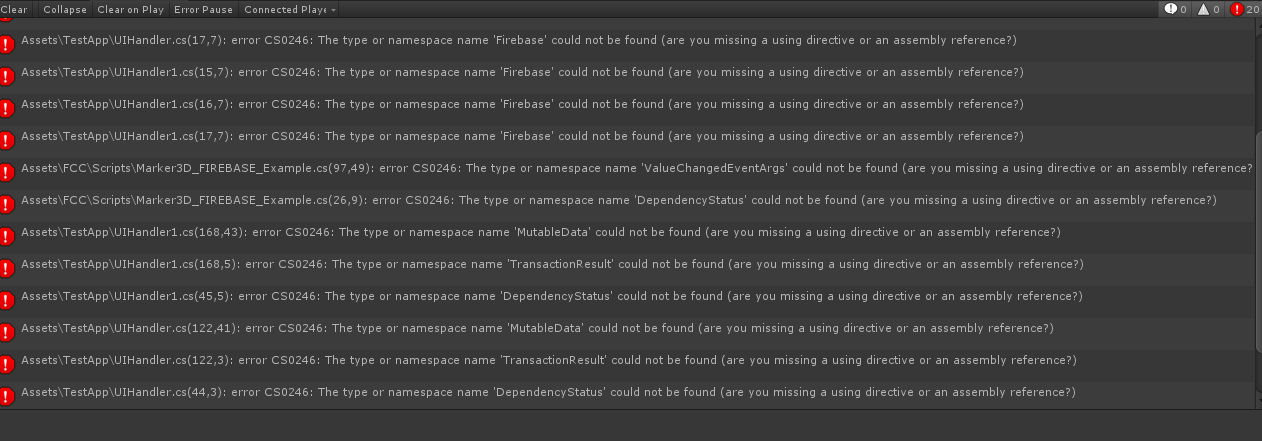 building errors in "universal windows platform" · Issue #98 · firebase/quickstart-unity · GitHub