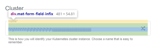 Text is not vertically centered in active inputs fields · Issue #1348 · kubermatic/dashboard ...