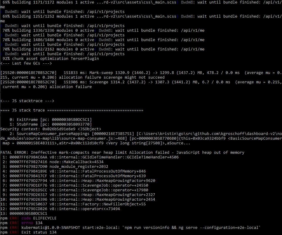 npm run e2e:local doesn't work · Issue #1770 · kubermatic/dashboard ...