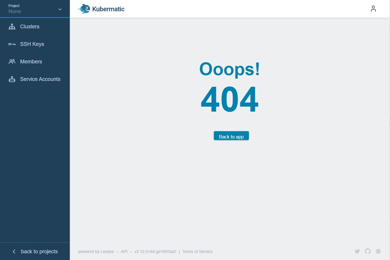 Design new error page · Issue #1906 · kubermatic/dashboard · GitHub