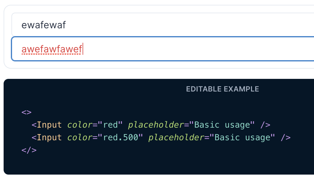 Unable to change Input text color. · Issue #2734 · chakra-ui/chakra-ui ...