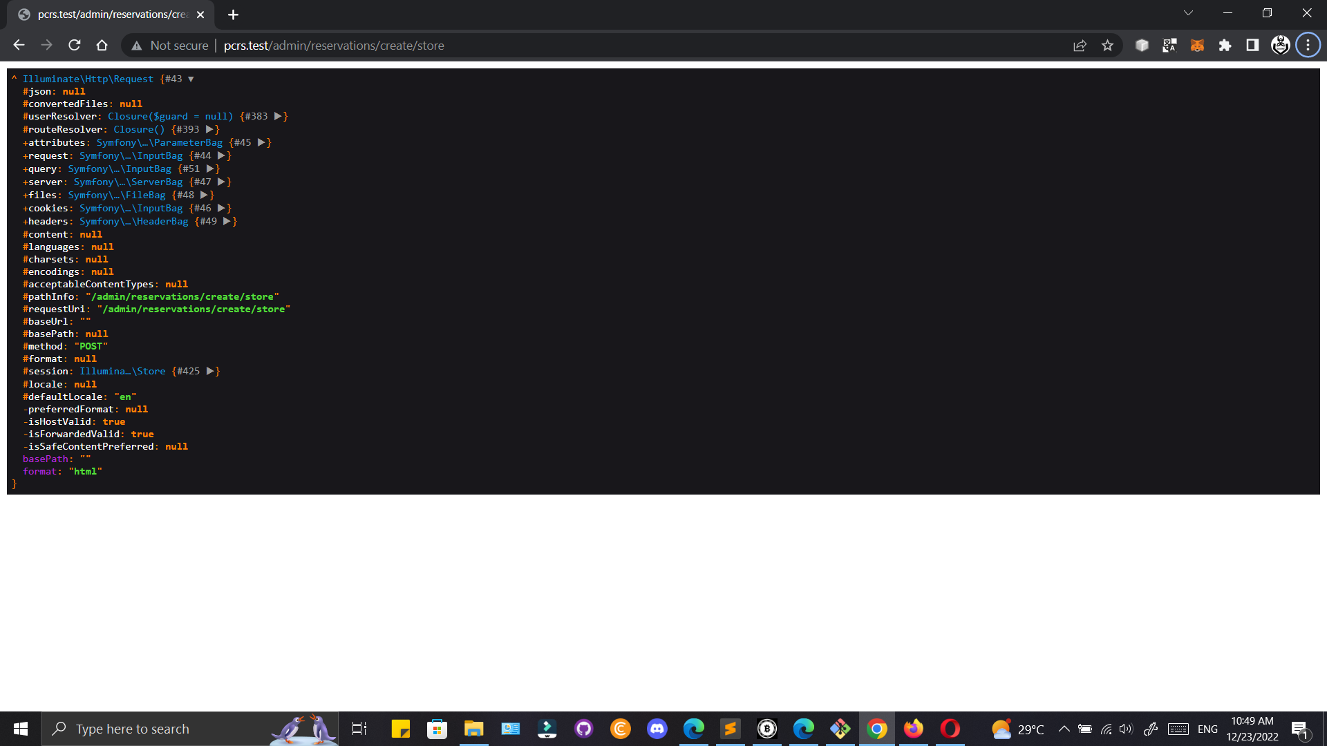 Var-dumper's dump() function returns broken html on Microsoft Edge · Issue #48765 · symfony ...