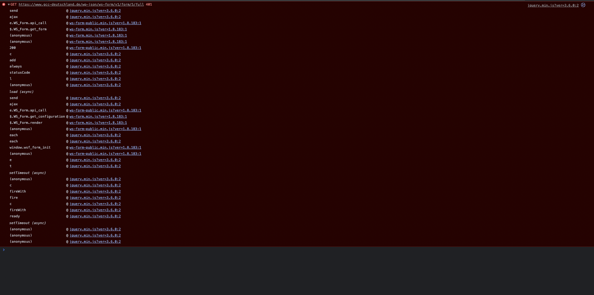 Delay JavaScript Execution compatibility with WS Form PRO · Issue #4745 · wp-media/wp-rocket ...