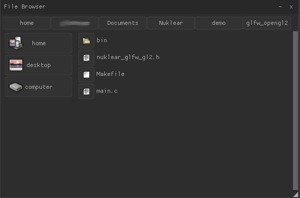 Better Display file icons in the filebrowser by crazyBaboon · Pull Request #432 · Immediate-Mode ...