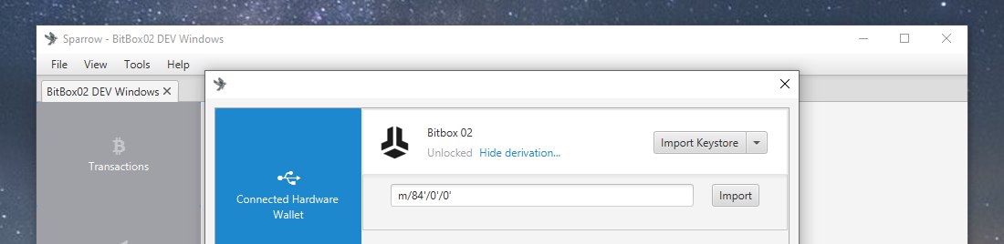 BitBox02 not detected on macOS · Issue #63 · sparrowwallet/sparrow · GitHub