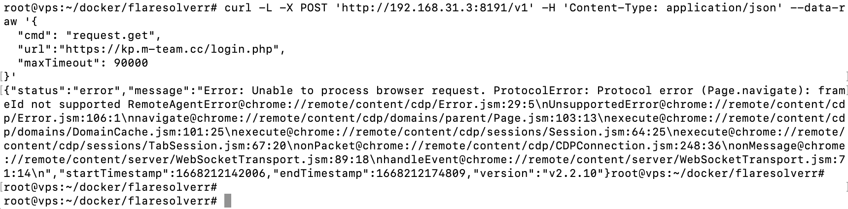Unexpected error: ProtocolError: Protocol error (Page.navigate): frameId not supported · Issue ...