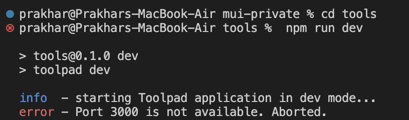 DEFAULT_PORT causes alternate port selection to fail · Issue #1903 · mui/toolpad · GitHub