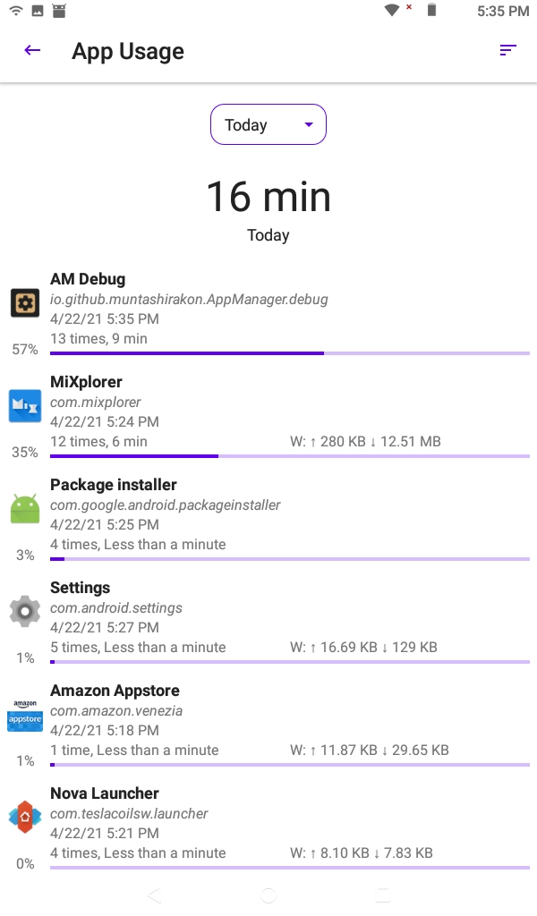 Data Usage not show in android 7 and below · Issue #389 · MuntashirAkon/AppManager · GitHub
