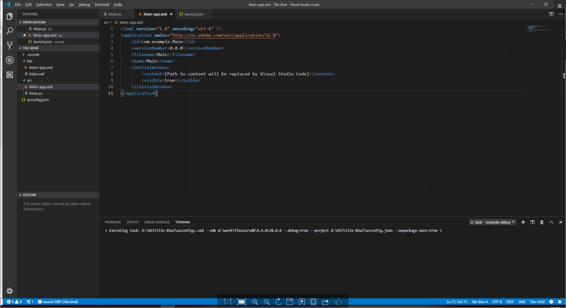 SWF debug complier take a long long time and no response · Issue #389 · BowlerHatLLC/vscode ...