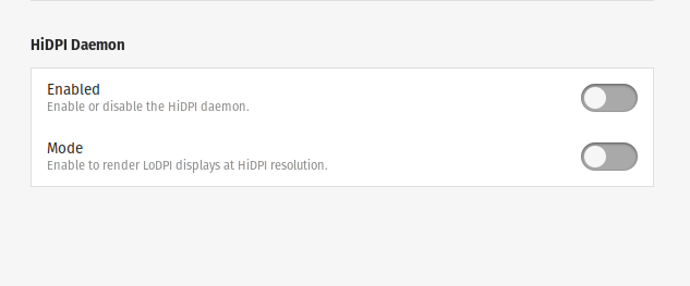 HDPI daemons running even though the corresponding settings are turned off · Issue #2672 · pop ...
