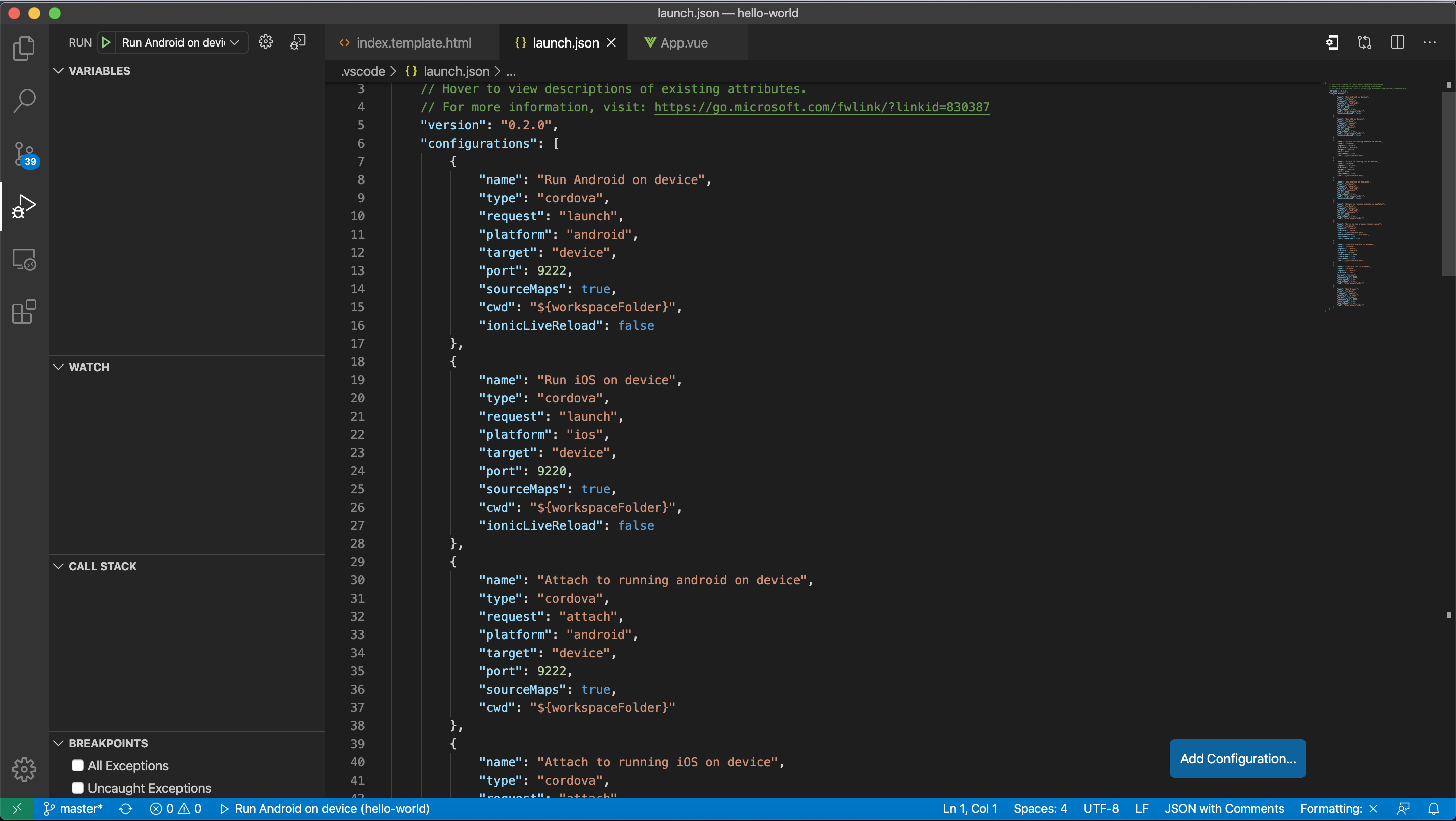 Nothing in the DEBUG CONSOLE after attaching to running android on device · Issue #628 ...