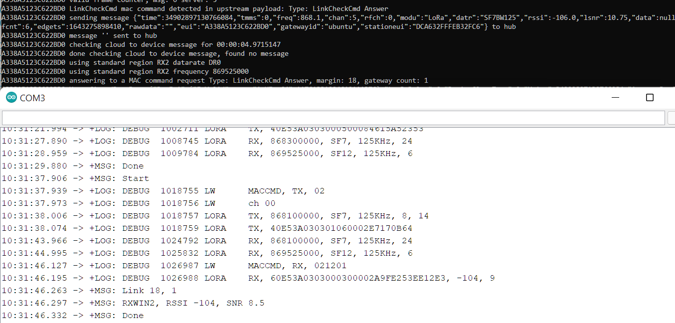 [story] Linkcheck Mac Command E2e Test With Built In At Msg Command From Device · Issue 1415