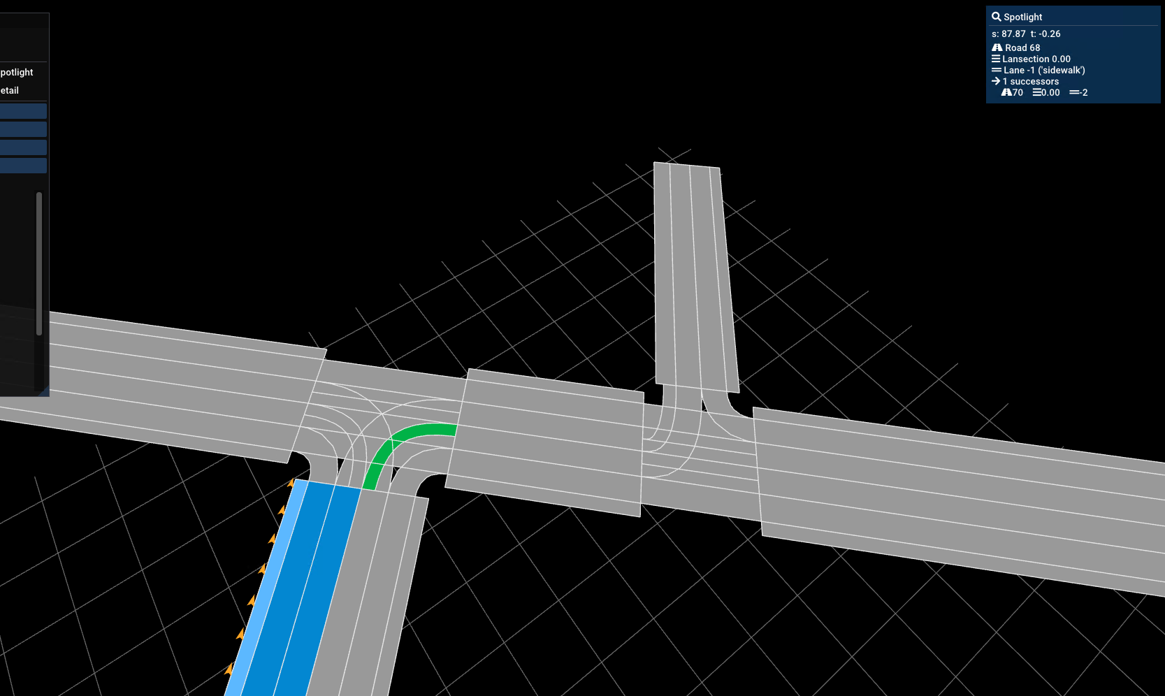 Improper junction computation for sidewalks in lefthand roads when converting .osm to .xodr ...