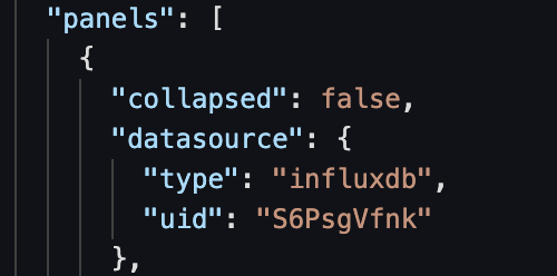 8.3.0+ grafana dashboard json can't migrate to other instance because of datasource uid · Issue ...